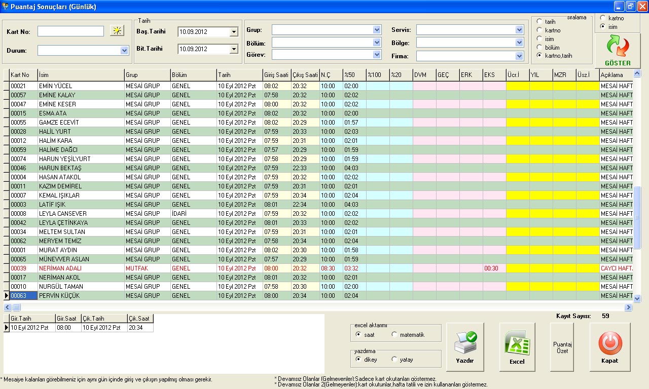 AZ-Per Pdks Programı